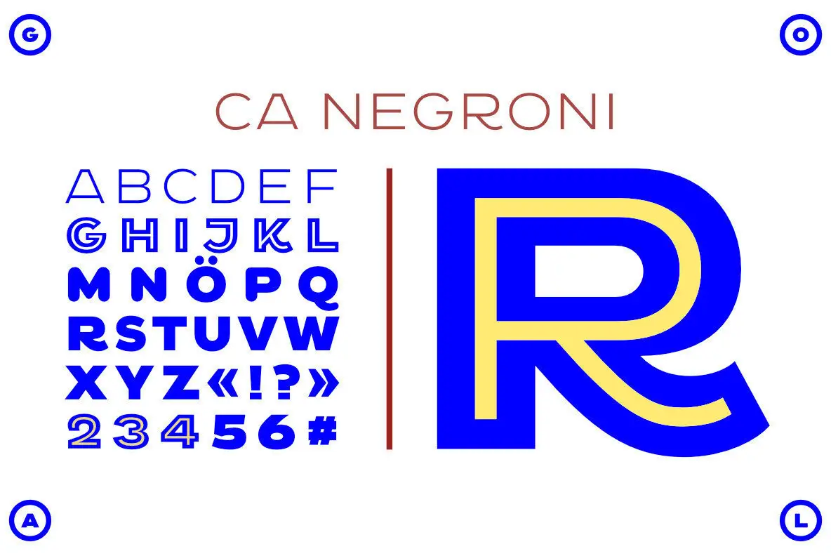 CA Negroni Font - FontPath