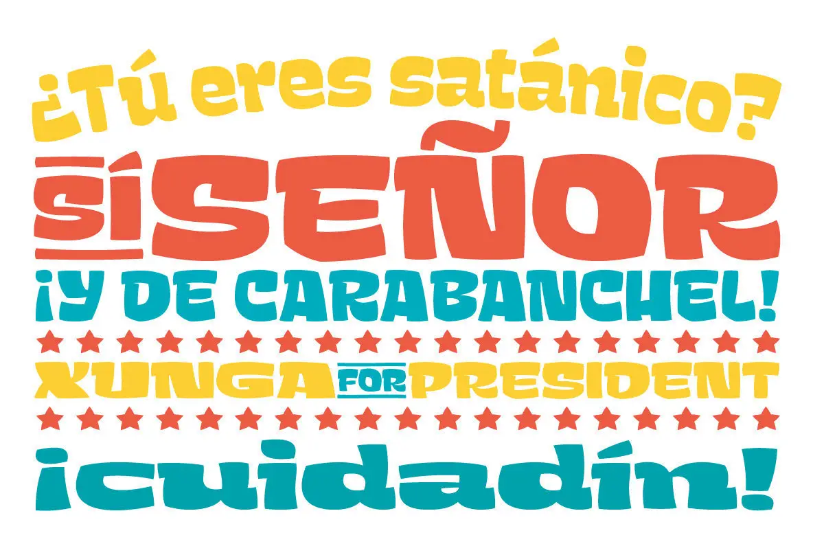 Xunga Font - YouWorkForThem