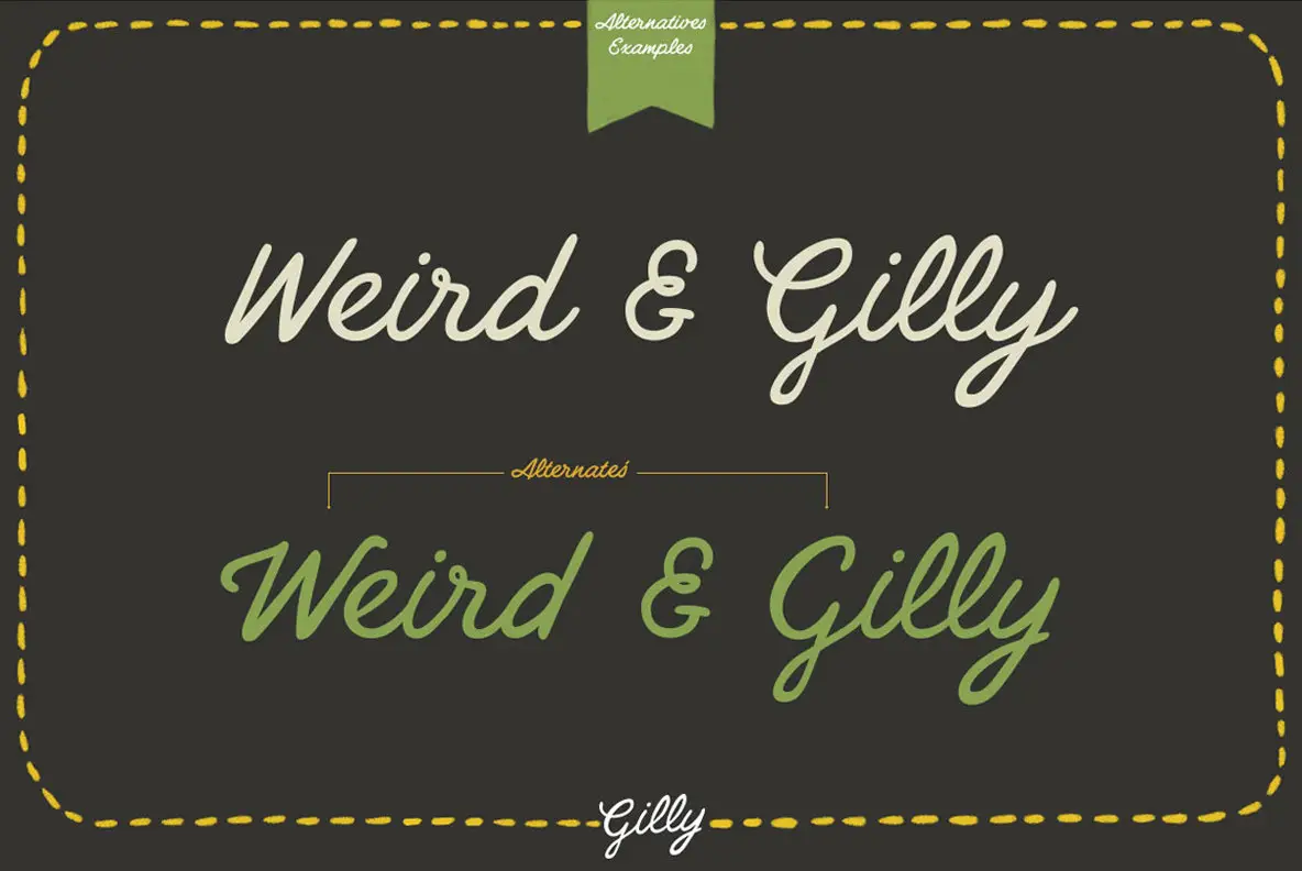 Gilly Script Font - YouWorkForThem