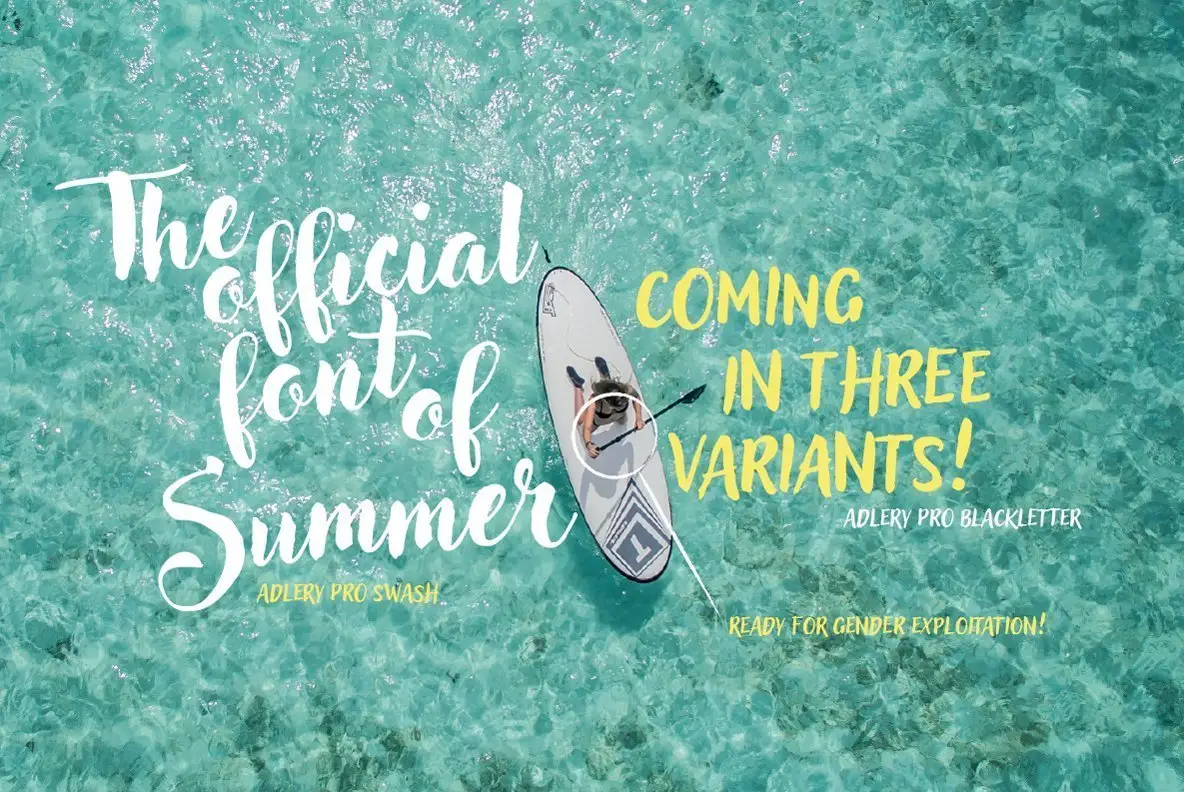 Adlery Pro Font - YouWorkForThem