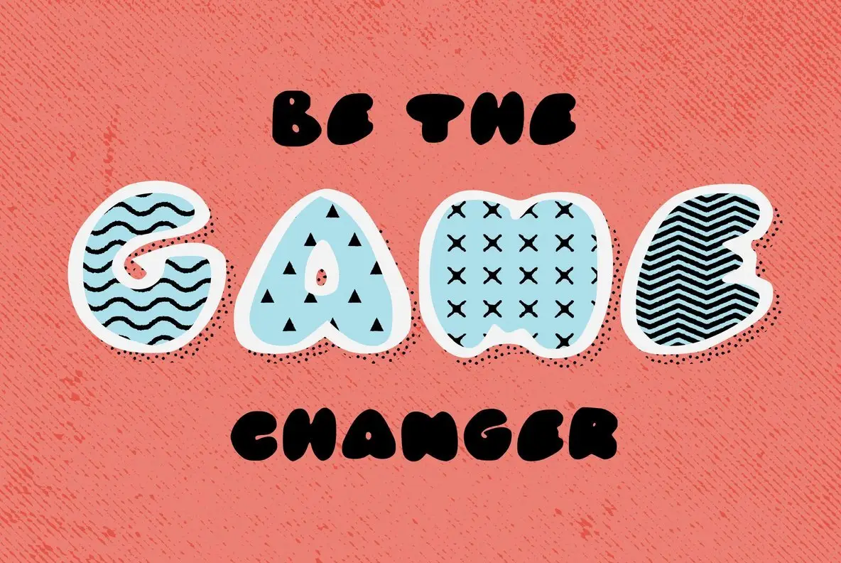 Bubble Ras Font - YouWorkForThem