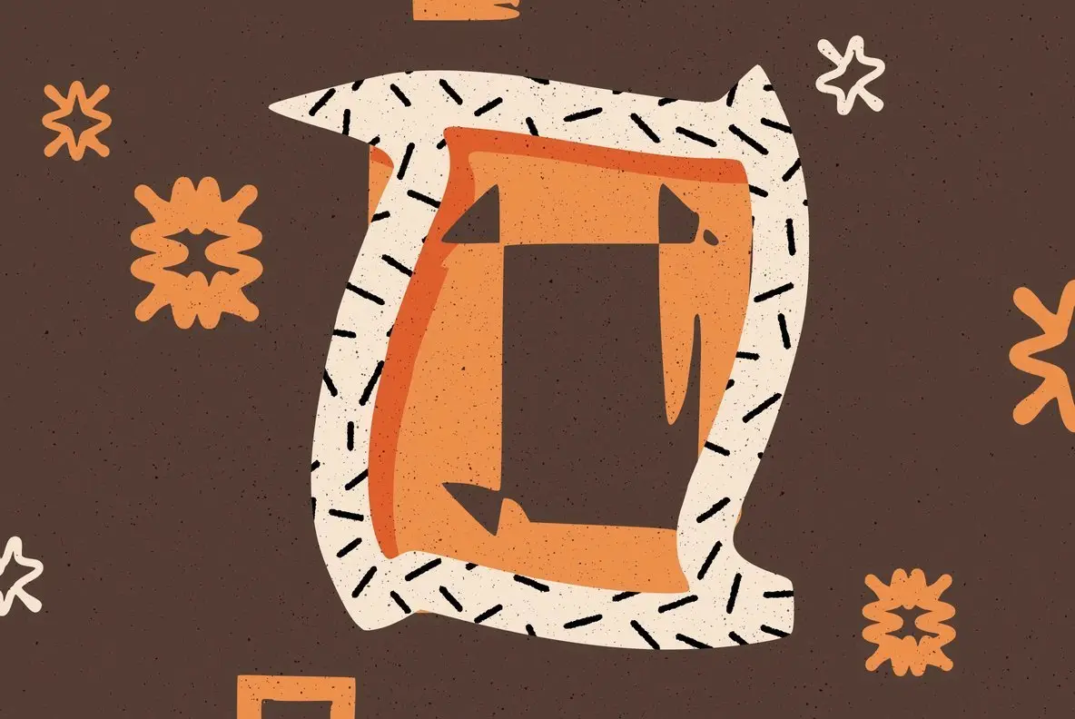 Grunge Frames Font - FontPath