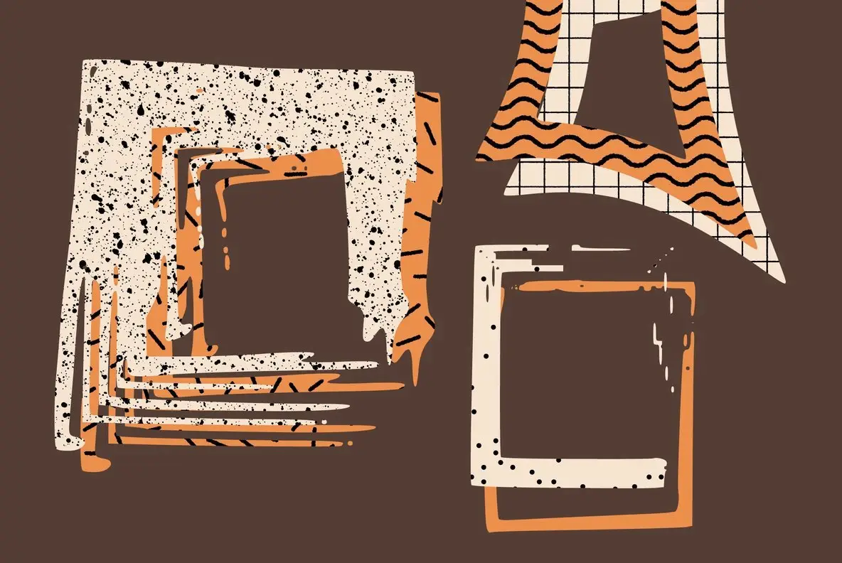 Grunge Frames Font - FontPath