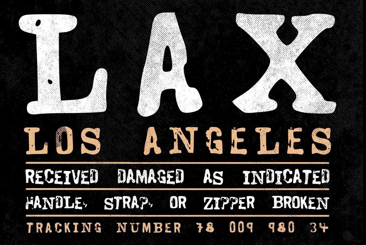 Rough Tough Font - FontPath