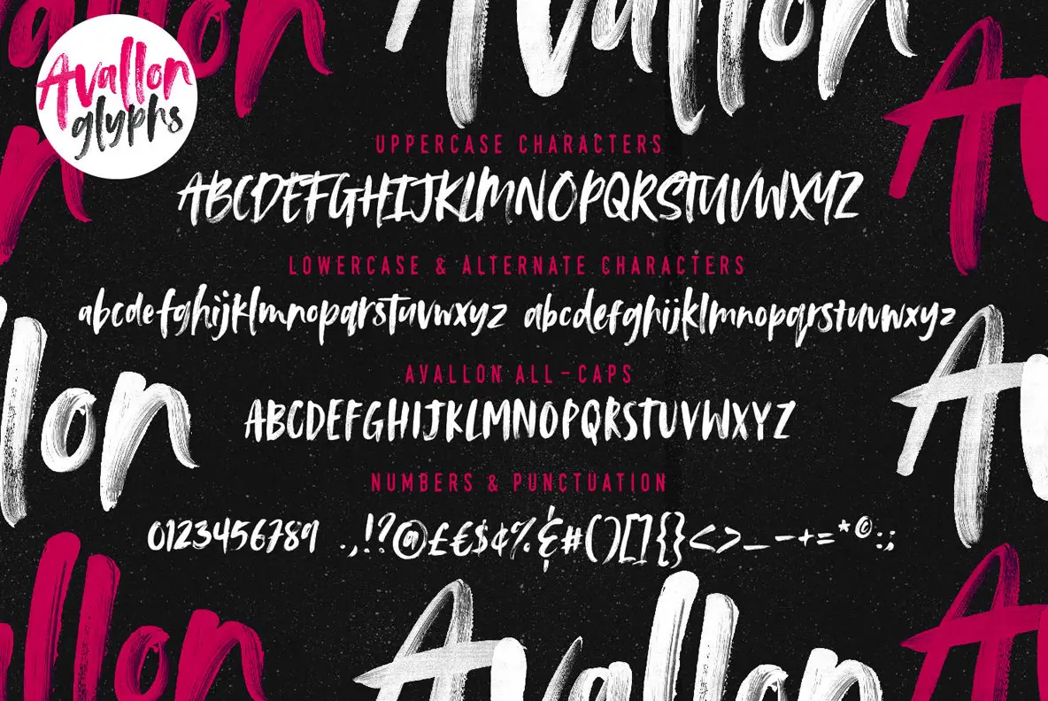 Avallon OpenSVG Font - YouWorkForThem