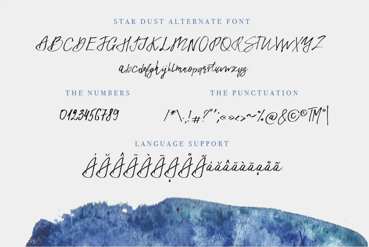 Star Dust Font - YouWorkForThem