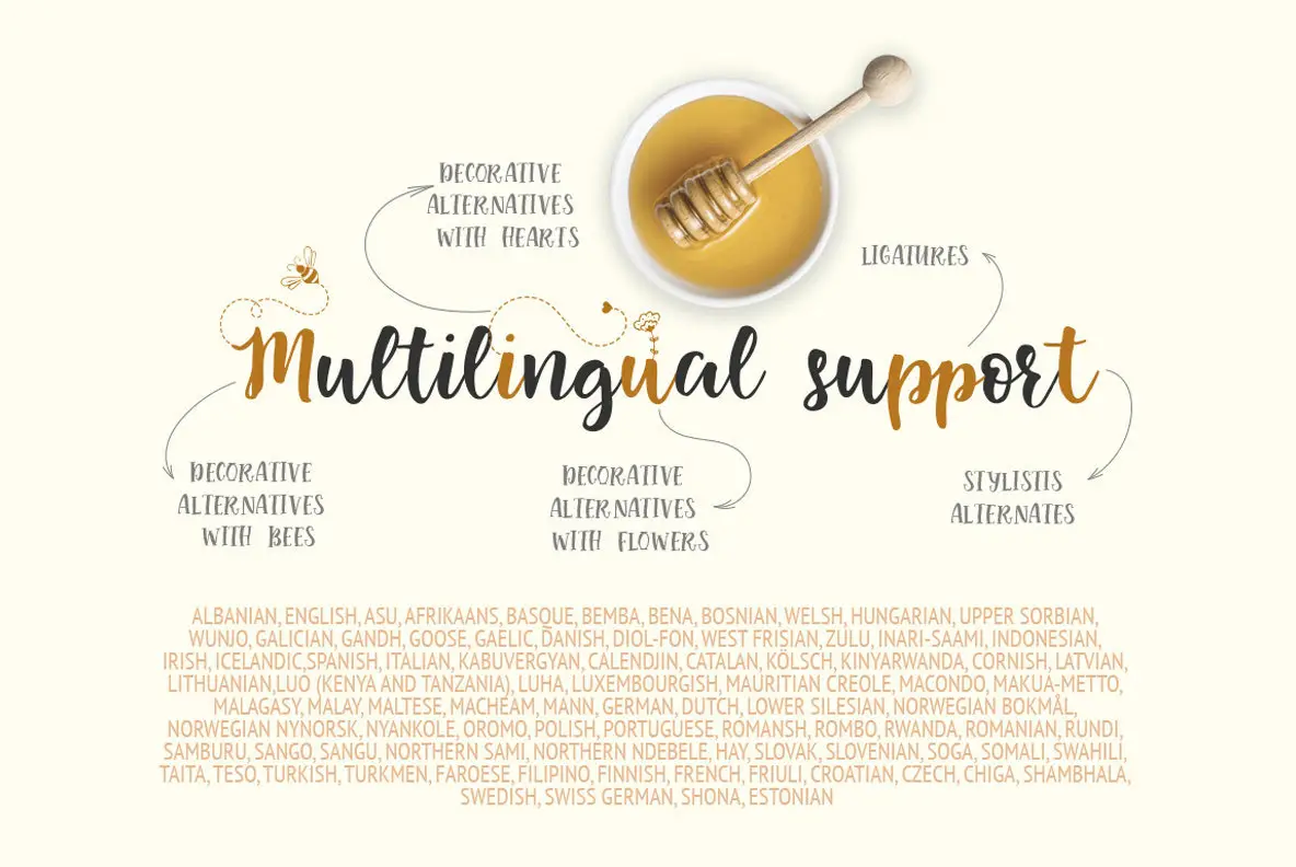 Little Bee Font - YouWorkForThem