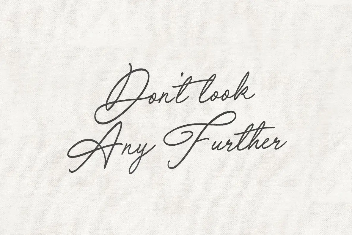 Special Touch Font - YouWorkForThem