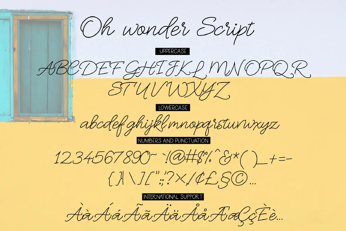 Oh Wonder Font - YouWorkForThem