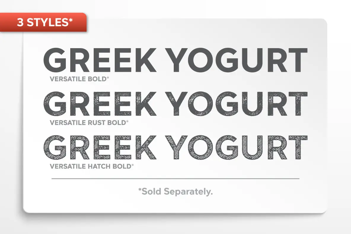 Versatile Font - YouWorkForThem