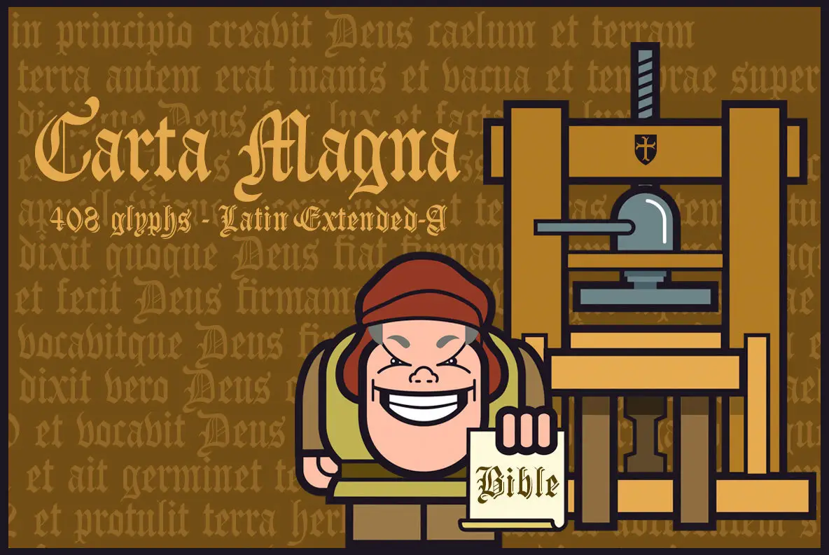 Carta Magna Font - YouWorkForThem