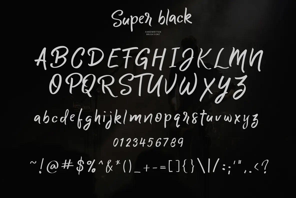 Super Black Font - YouWorkForThem