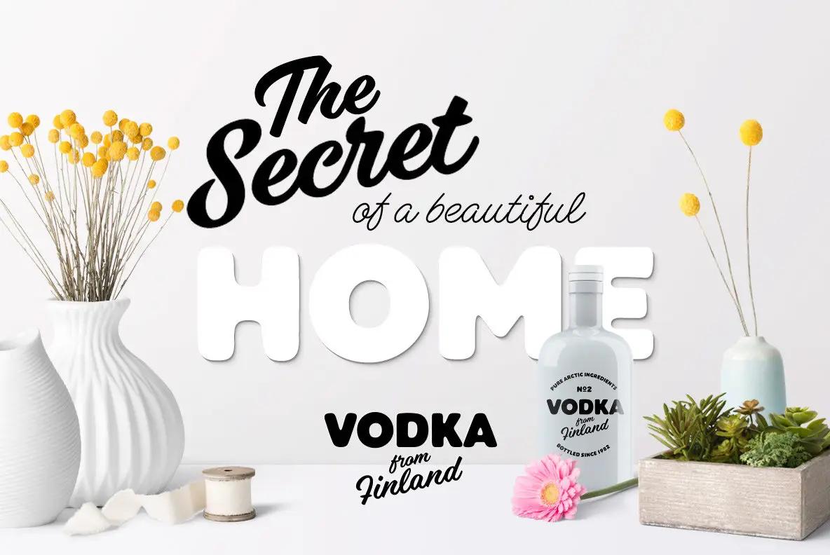 Vodka Font - YouWorkForThem
