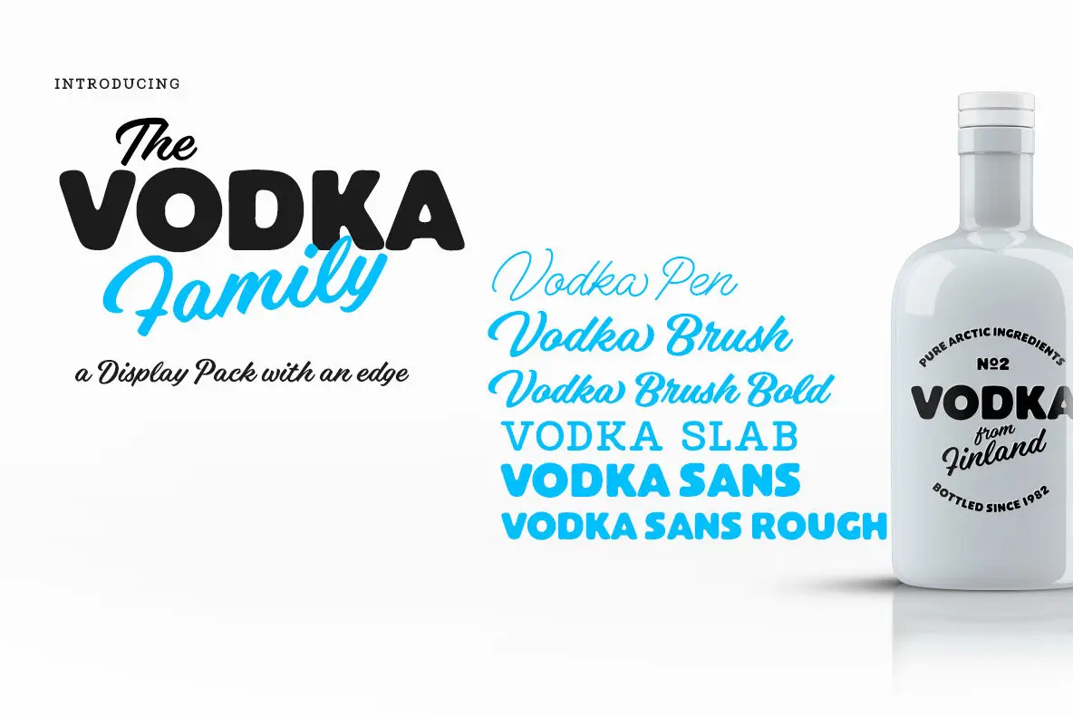 Vodka Font - YouWorkForThem