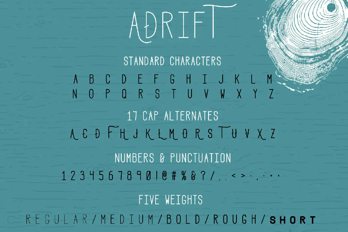 Adrift Font - FontPath