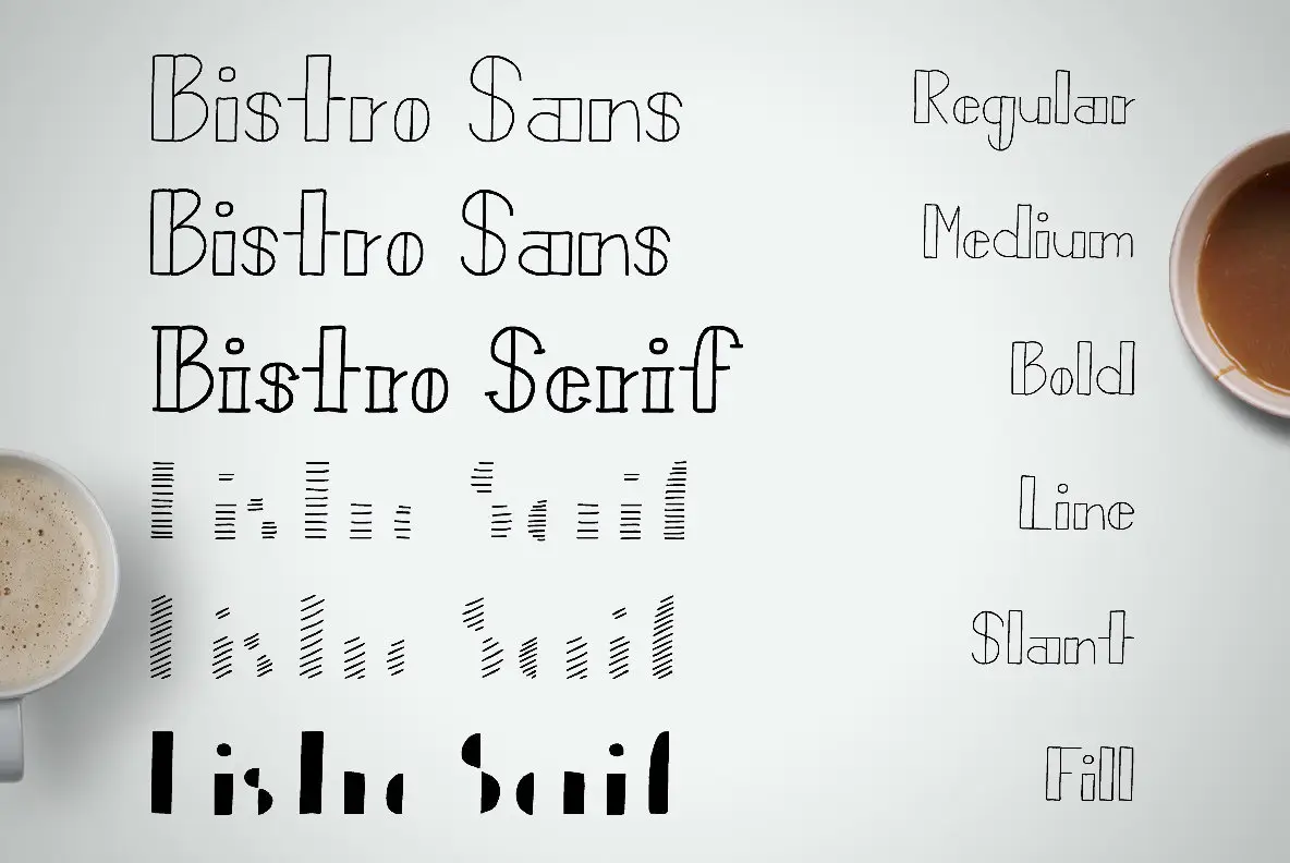 Bistro Font - FontPath
