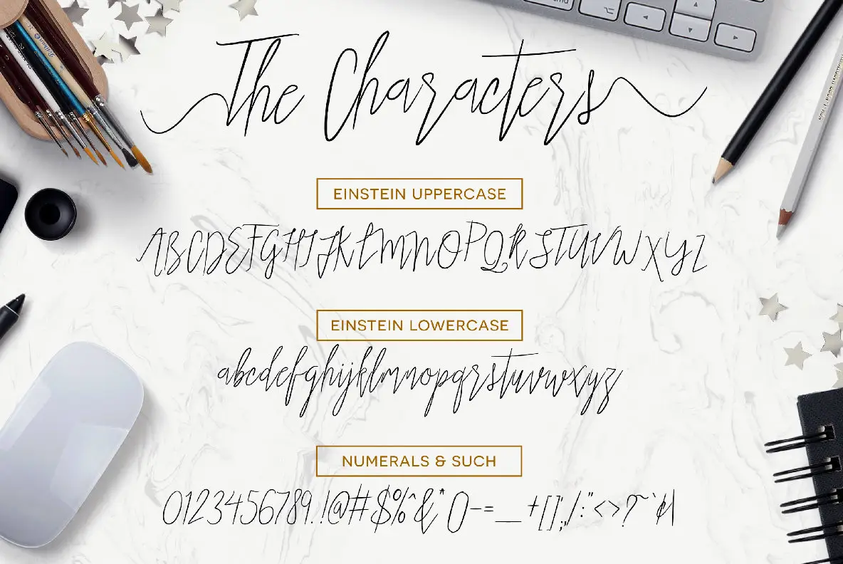 Einstein Font - YouWorkForThem