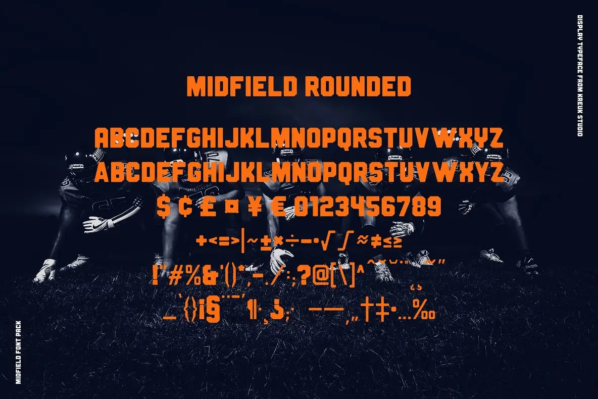Midfield Font - YouWorkForThem