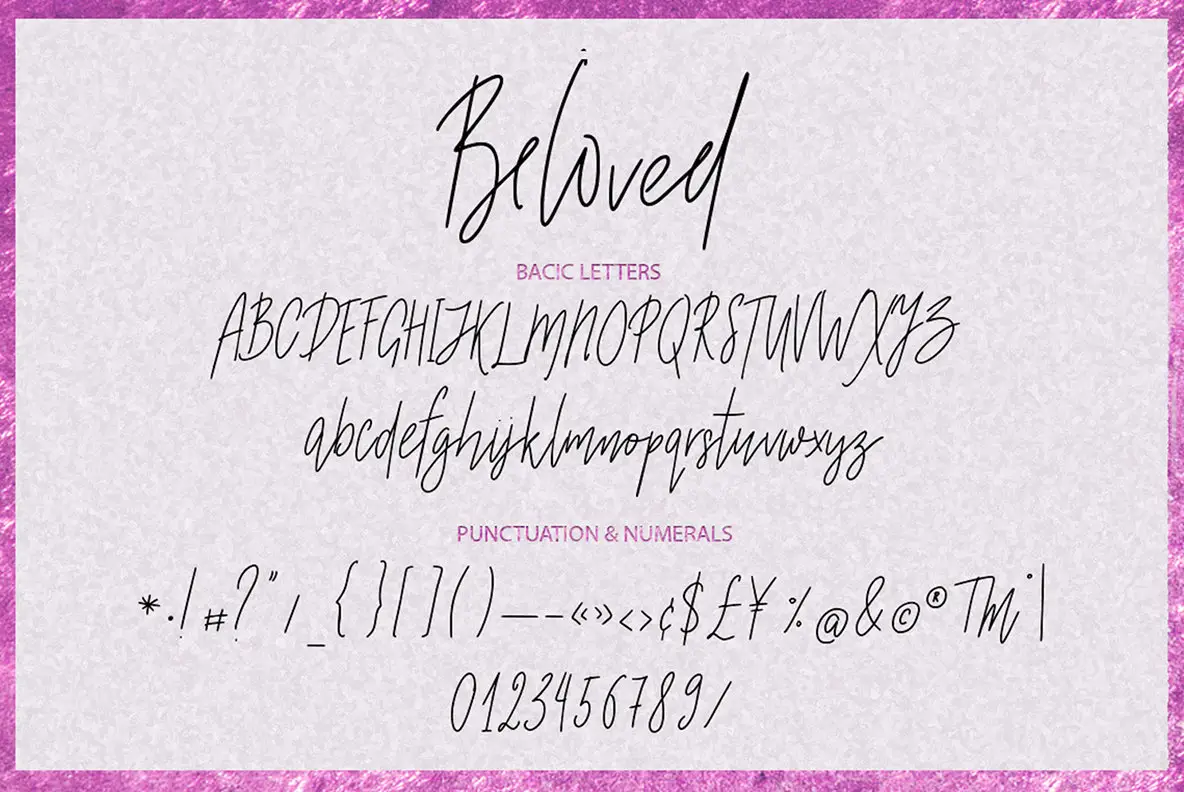 Beloved Font - YouWorkForThem
