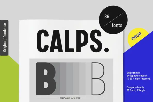 Calps Font - YouWorkForThem