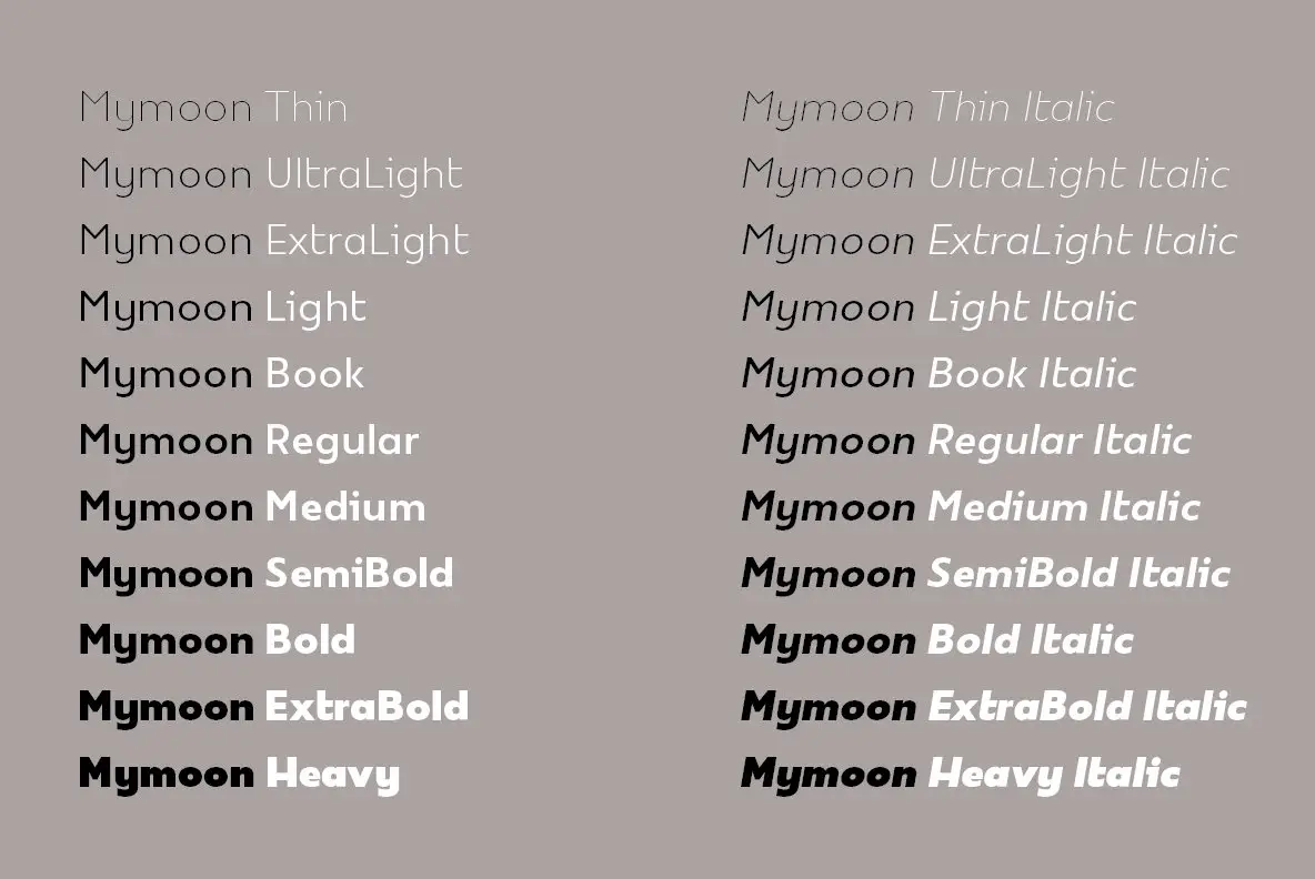 Mymoon Font - FontPath