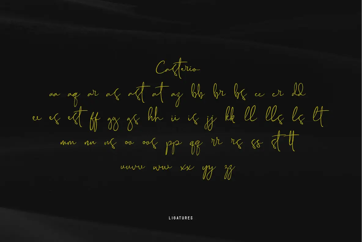 Casterio Signature Font Font - FontPath