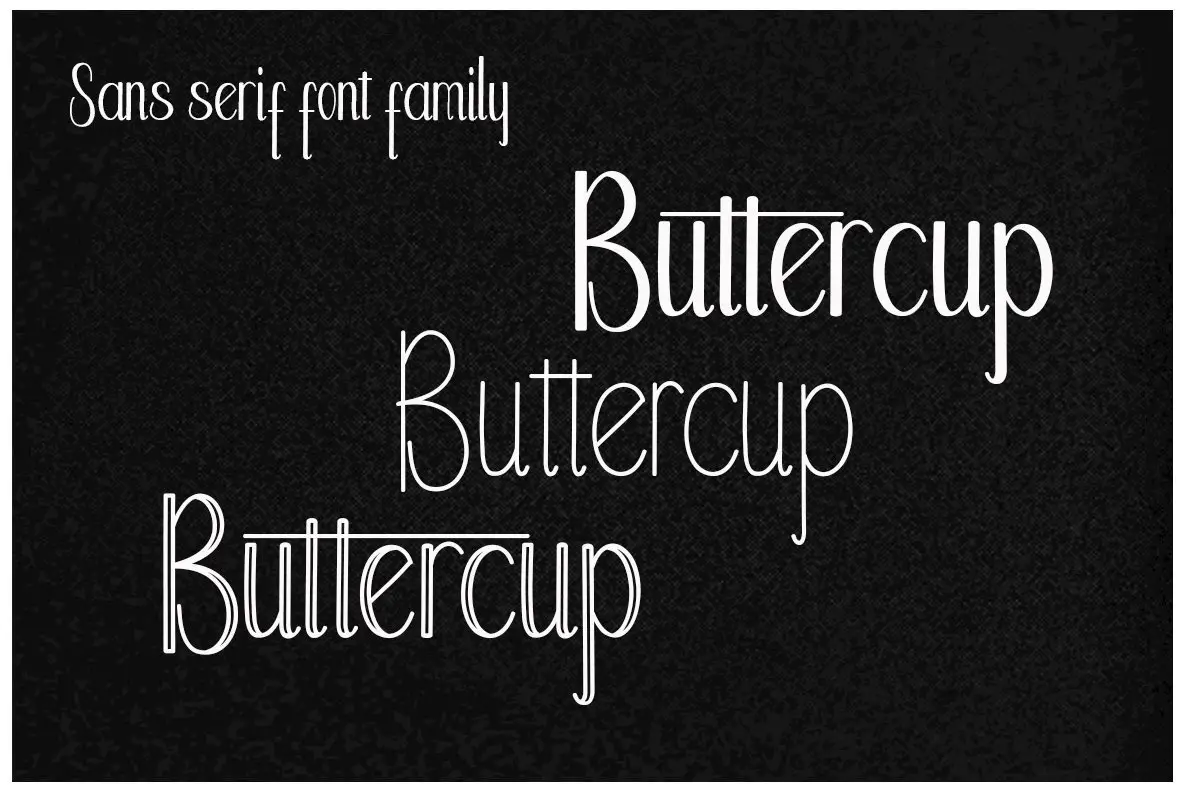 Buttercup Font - YouWorkForThem