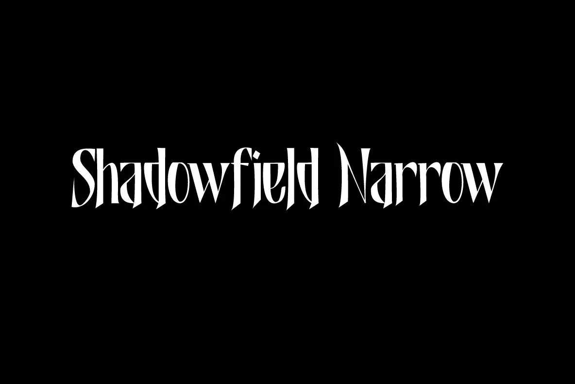 Shadowfield Font - YouWorkForThem