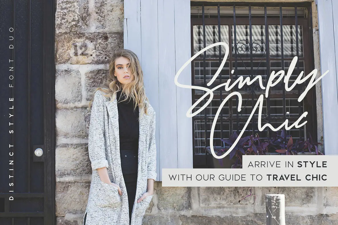 Distinct Style Font Duo - YouWorkForThem