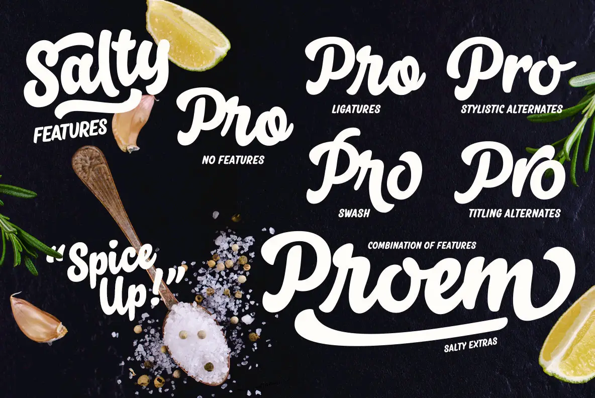 Salty Font - YouWorkForThem