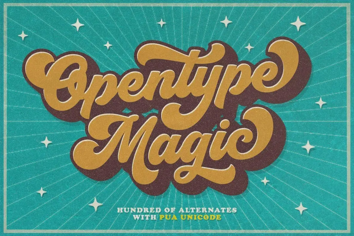 Groovy Font - YouWorkForThem