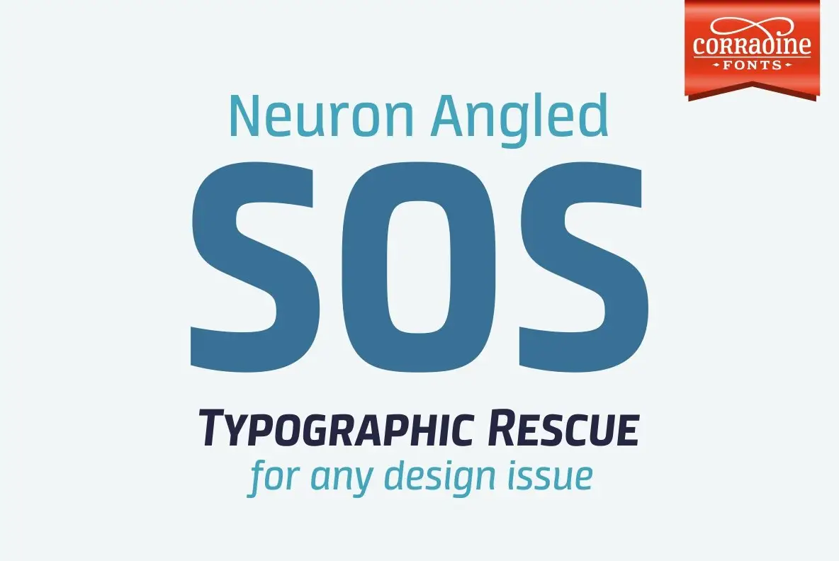 Neuron Angled Font - FontPath