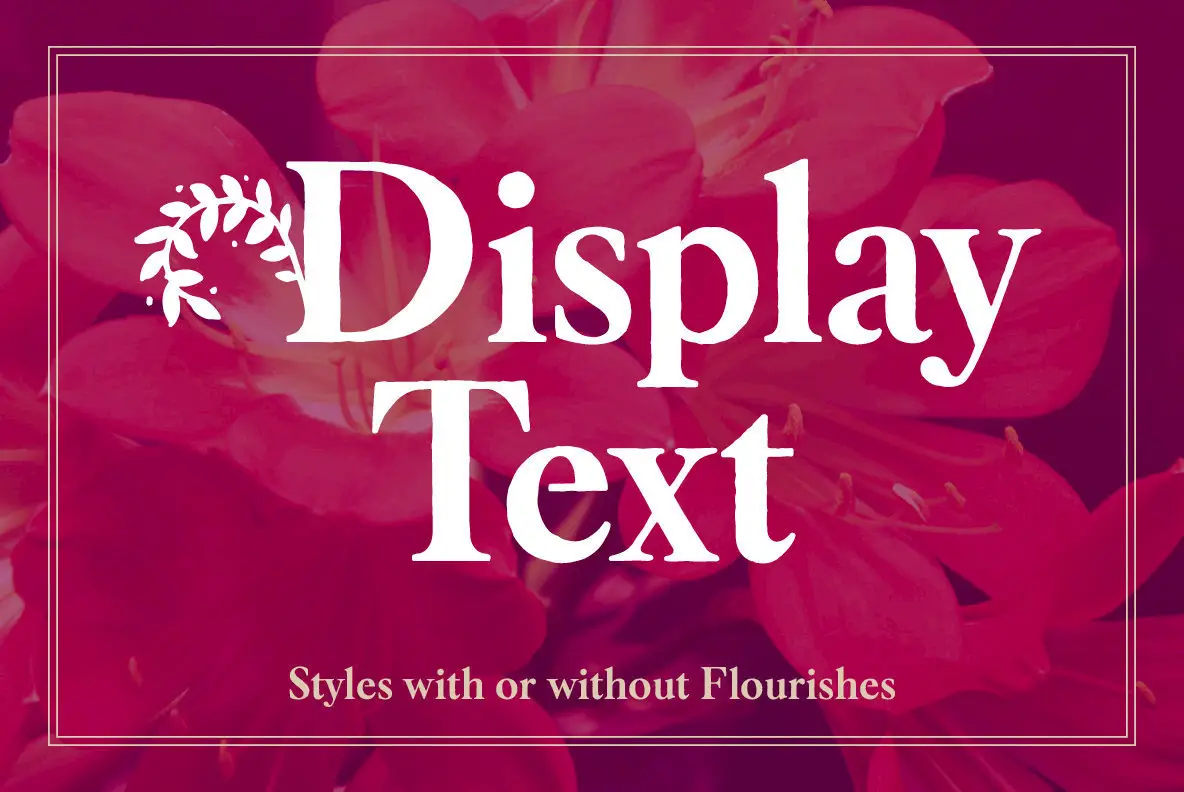 Botany Font - YouWorkForThem