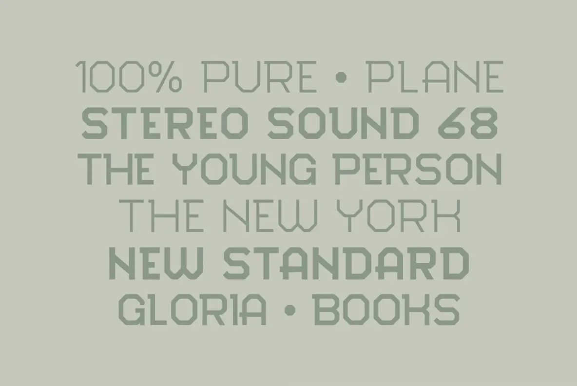 Numhead Typeface Font - YouWorkForThem