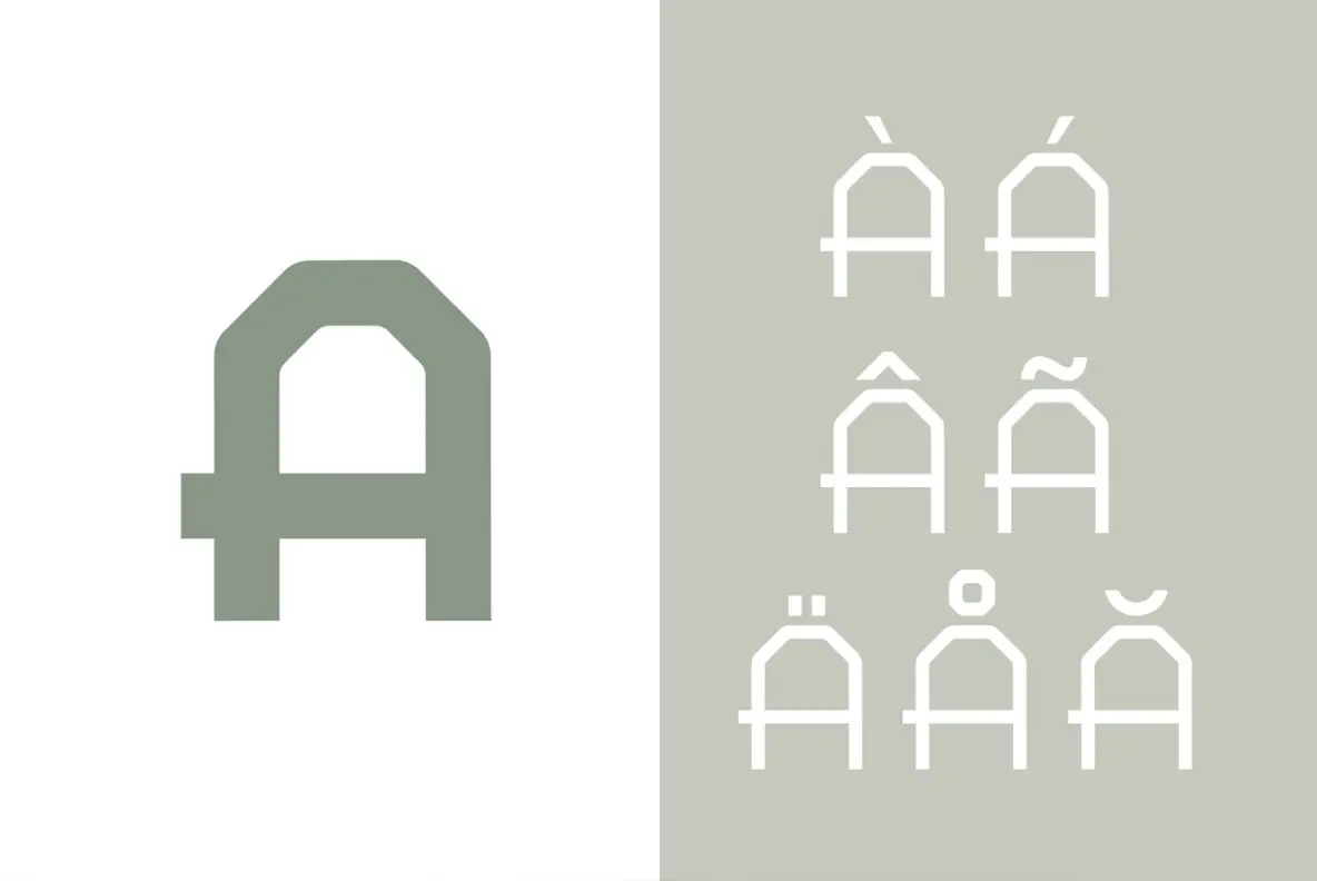 Numhead Typeface Font - FontPath