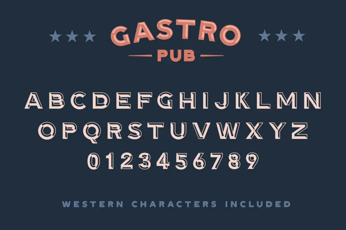 Gastro Pub Font - FontPath