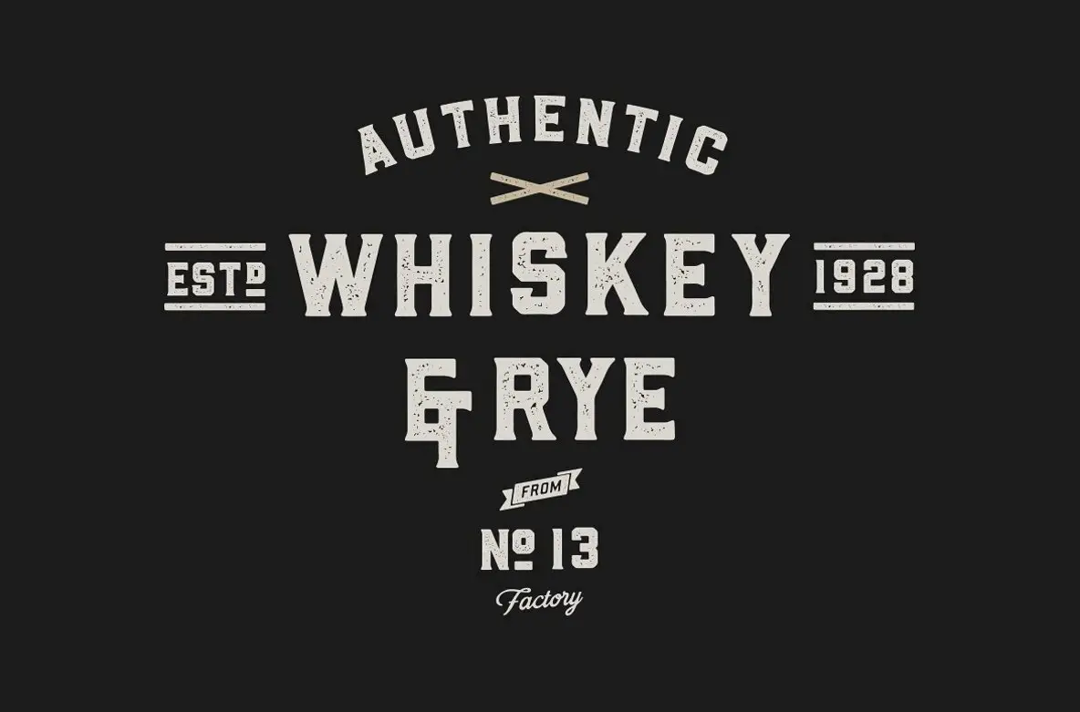 The Whiskey Font Collection Font - FontPath