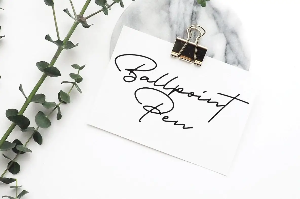 Portrait Script Font - YouWorkForThem