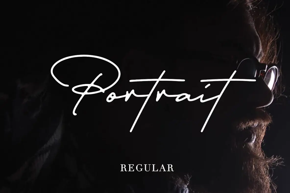 Portrait Script Font - YouWorkForThem