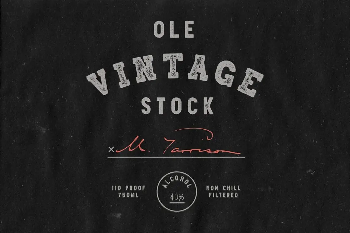 Woodblock Font - YouWorkForThem