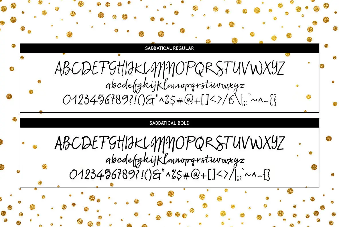 Sabbatical Font - YouWorkForThem