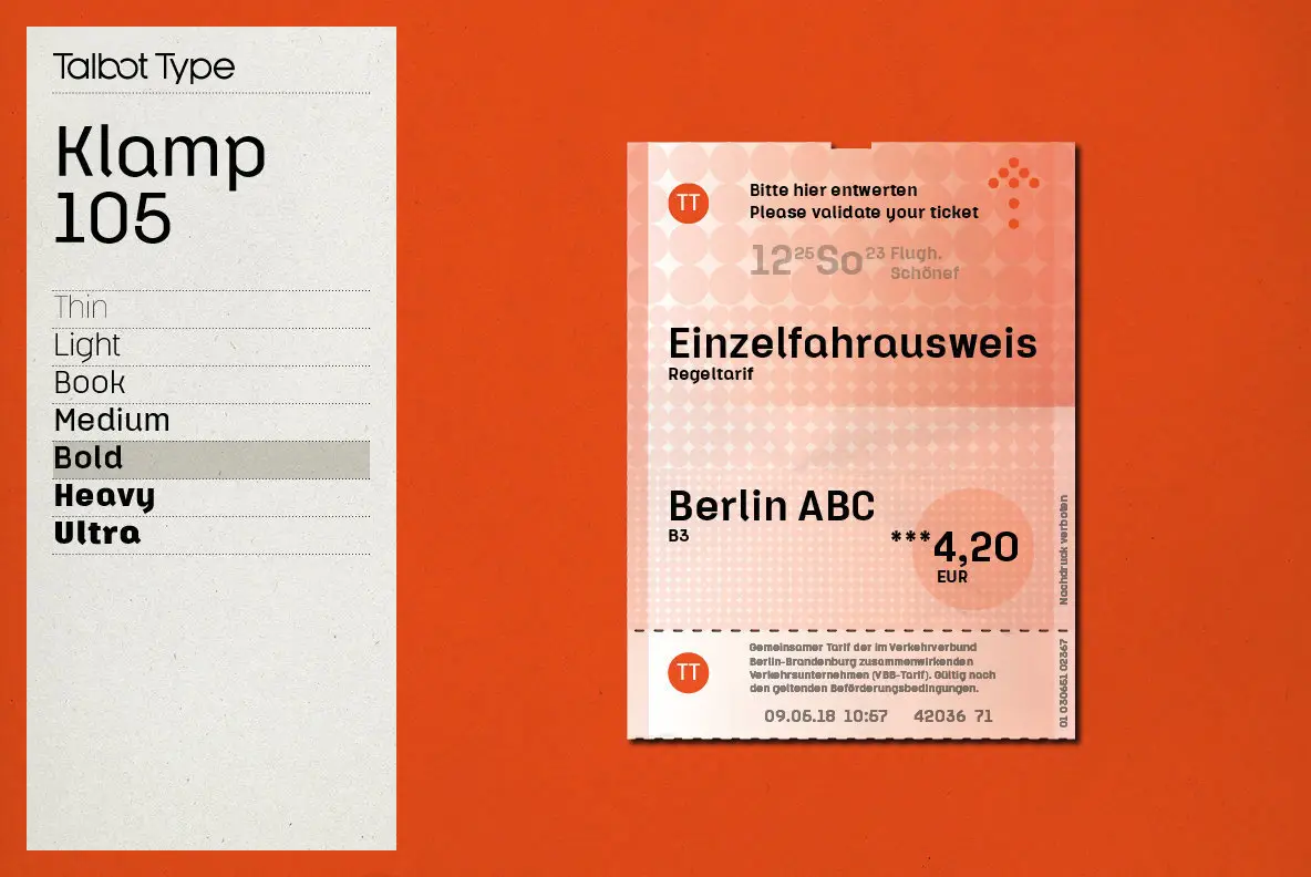 Klamp 105 Font - YouWorkForThem