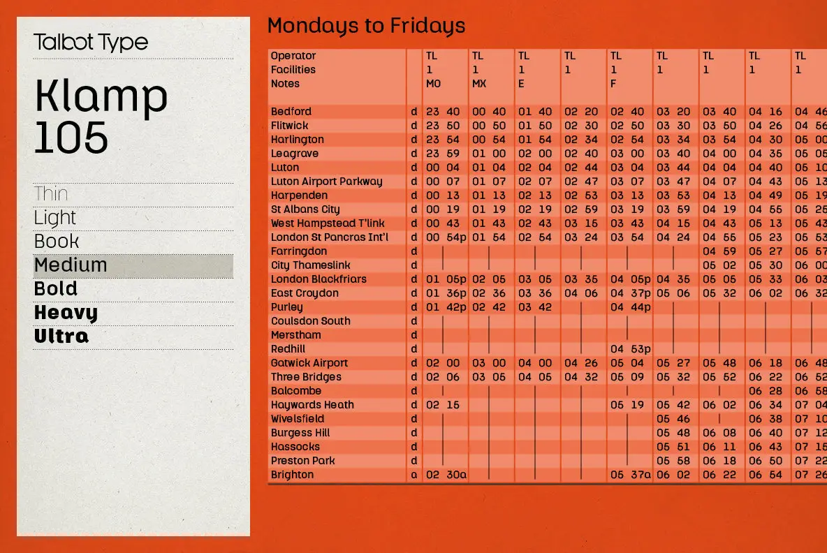 Klamp 105 Font - YouWorkForThem