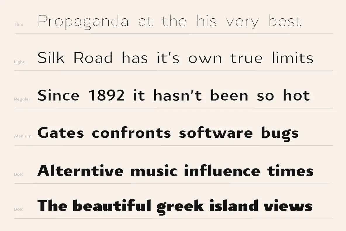 YE PlainSans Font - FontPath