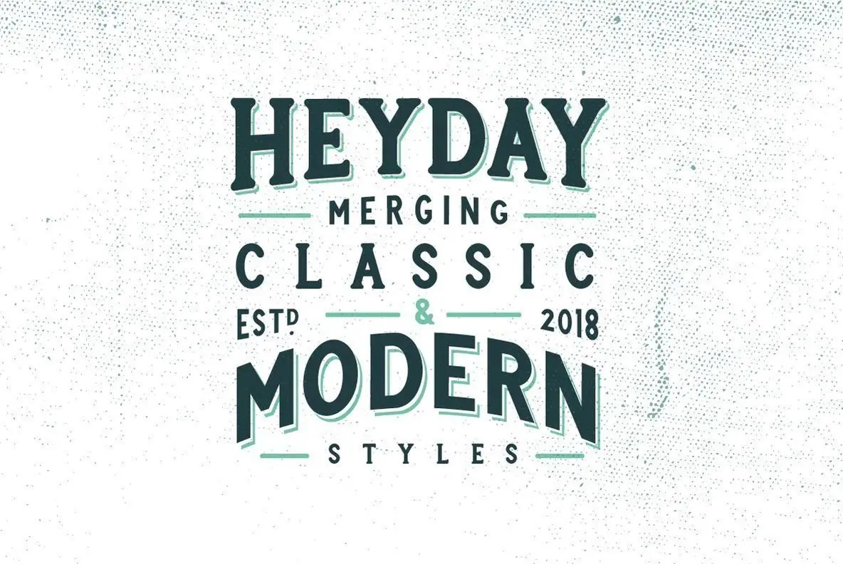 Heyday Font - YouWorkForThem