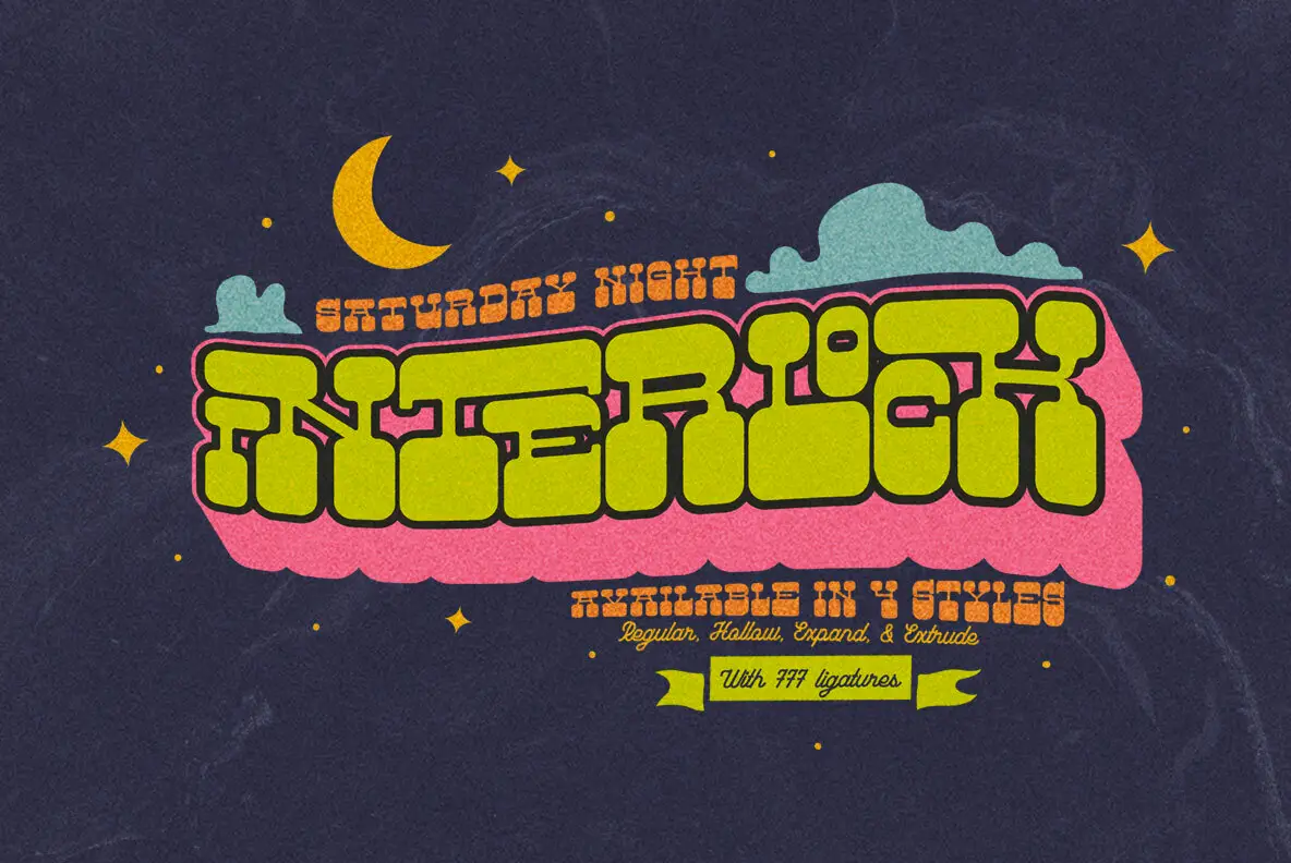 Saturday Night Font - FontPath