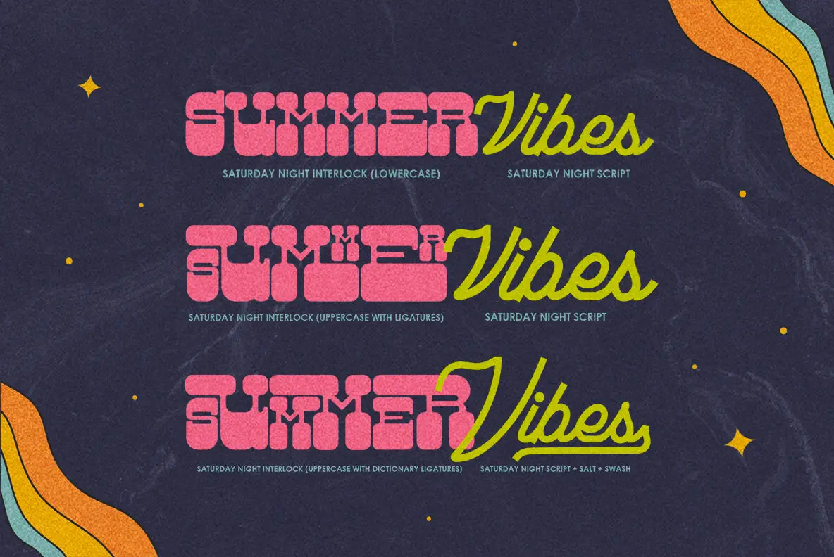 Saturday Night Font - YouWorkForThem