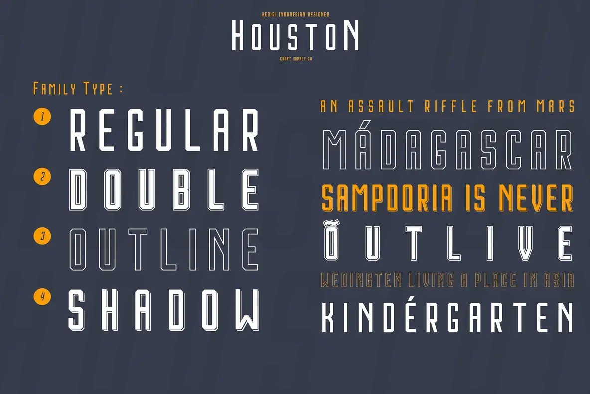 Houston Font - YouWorkForThem