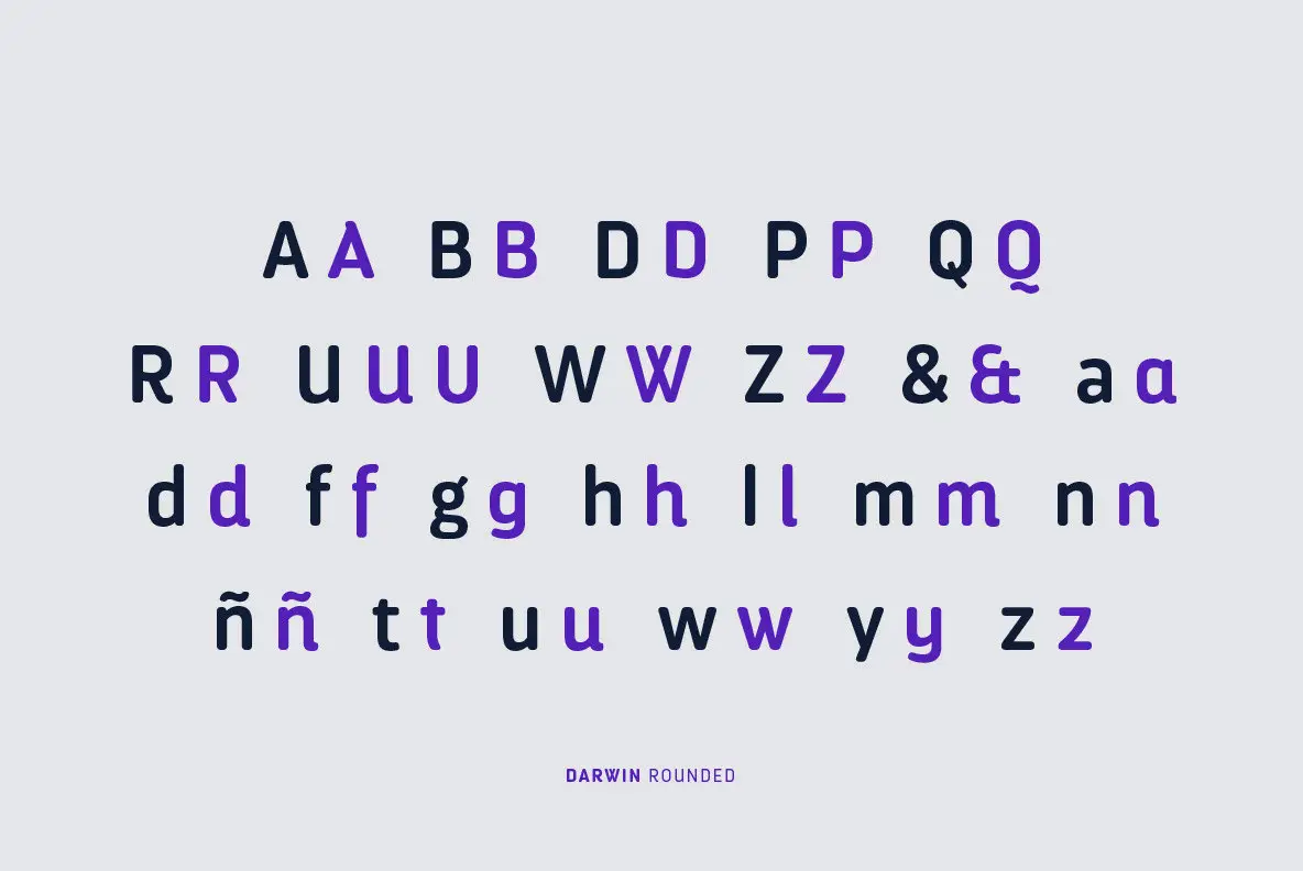 Darwin Rounded Font - FontPath