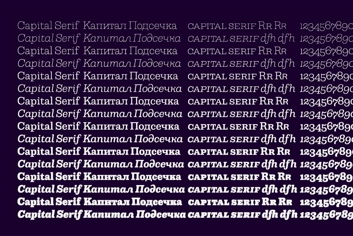 Capital Font - YouWorkForThem